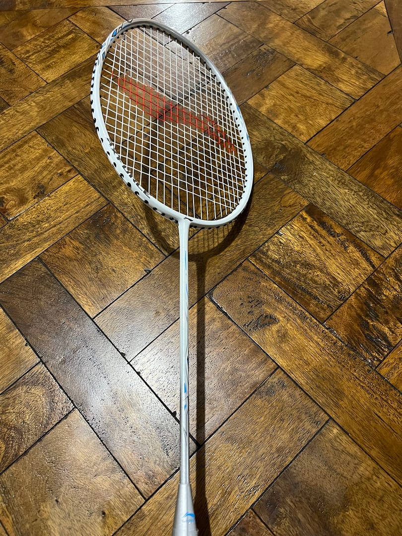Li-Ning AXForce 9 Badminton Racquet - Carbon Fibre - 85g+ (Pearl White ...